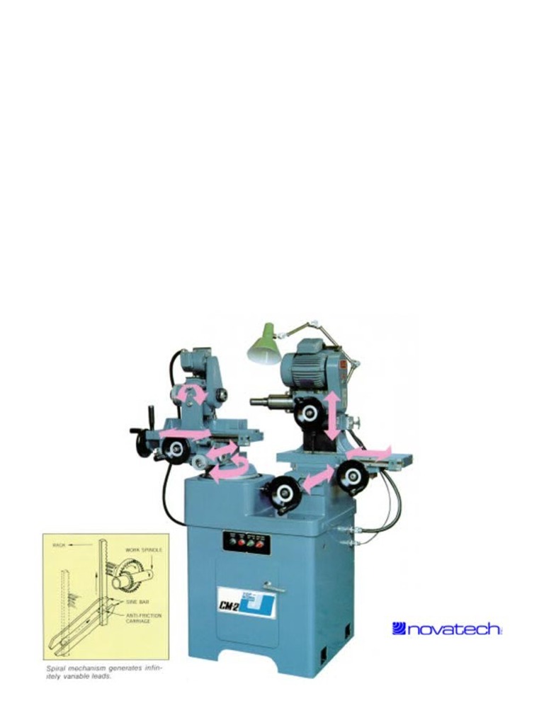 Tool and Cutter Grinder | PDF | Grinding (Abrasive Cutting) | Mill ...