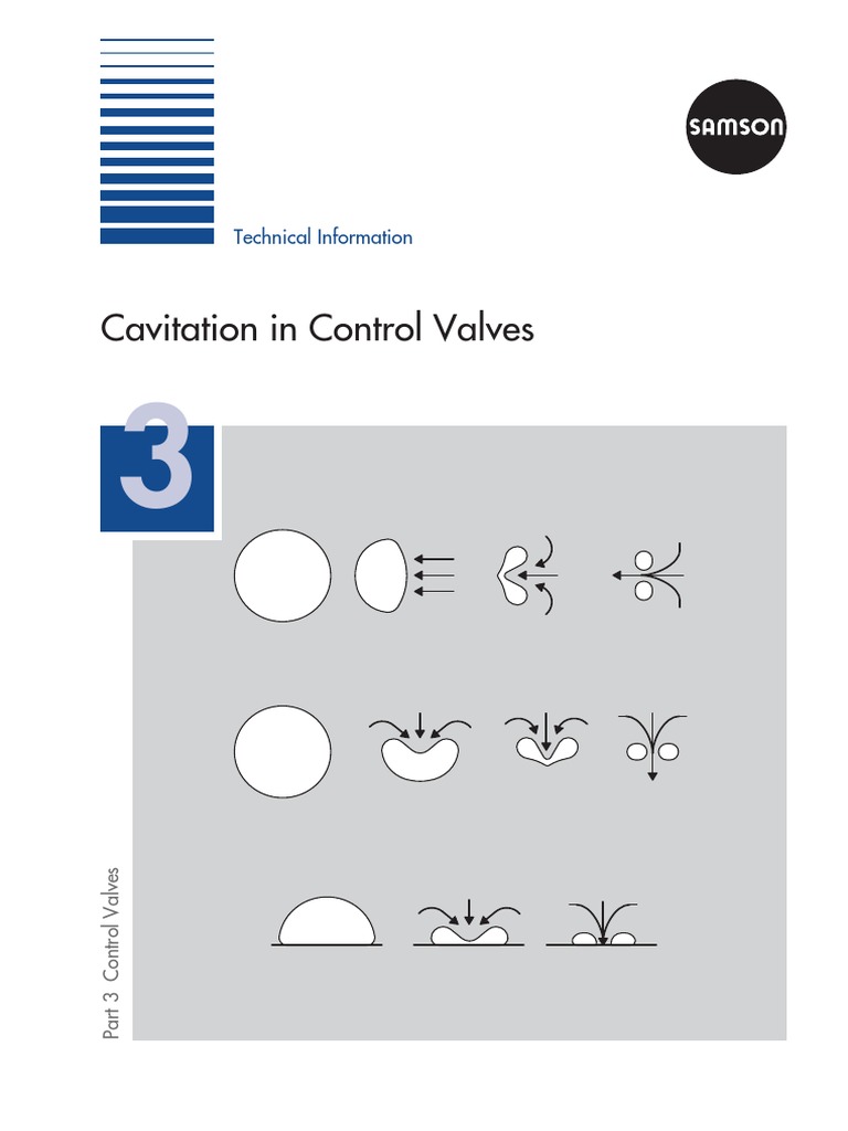 Control Valve Cavitation | PDF | Pressure | Fluid Dynamics