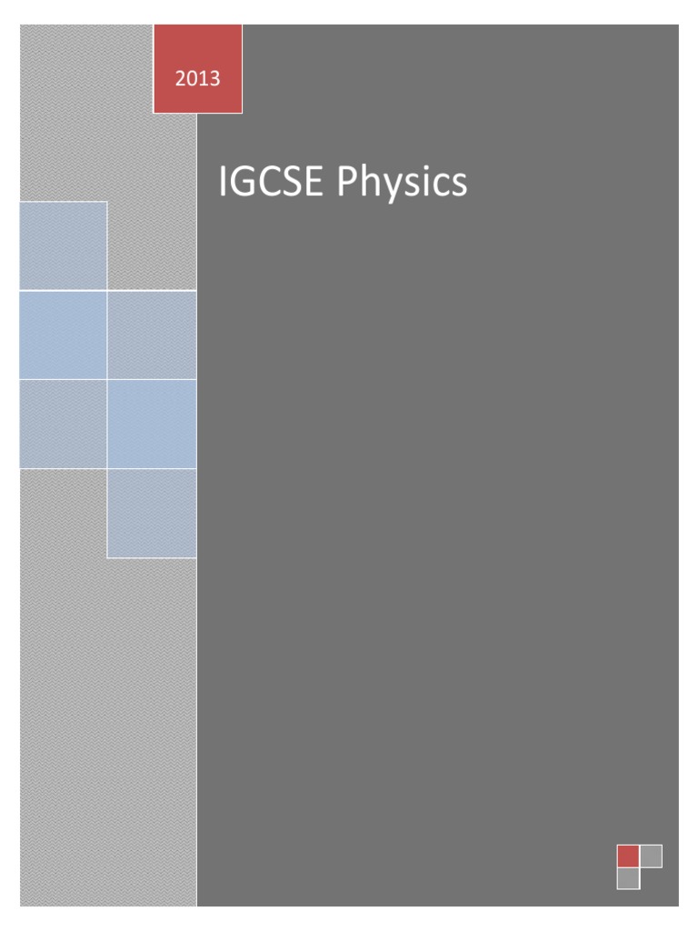 IGCSE Physics: Density and Pressure Concepts | PDF | Electric Current ...
