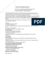 Case Report Template Guide | PDF | Medical Diagnosis | Case Report