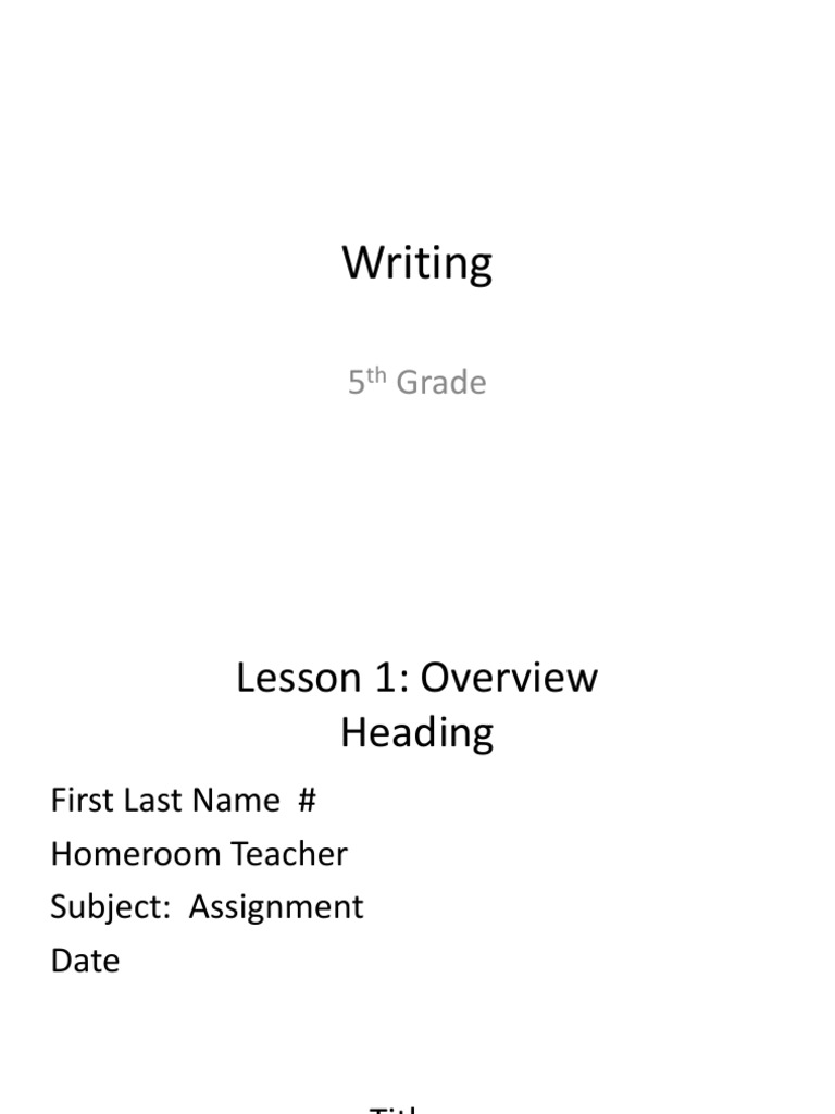 Writing Lessons Powerpoint-3 | PDF | Adjective | Adverb