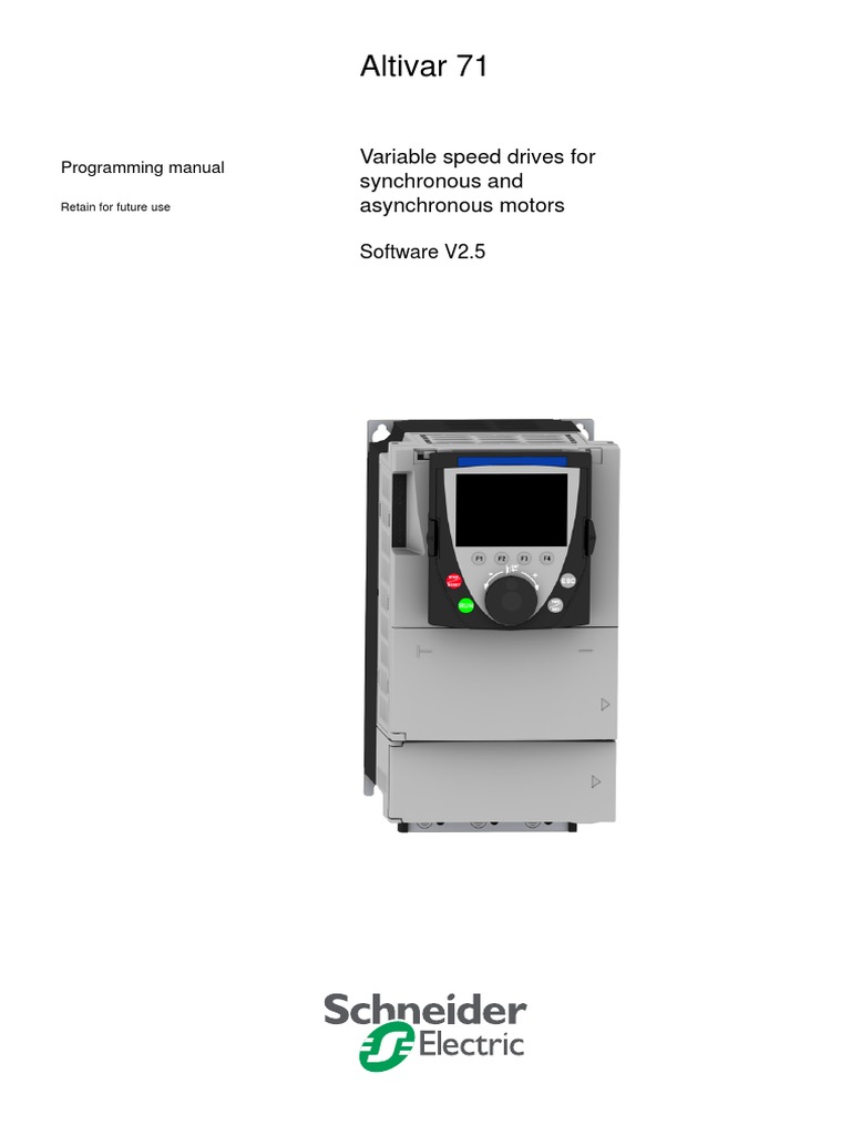 Altivar 71 | Parameter (Computer Programming) | Menu (Computing)