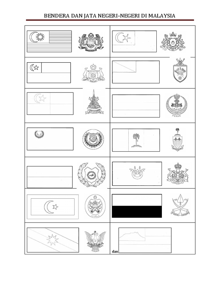 Bendera Dan Jata B&W | PDF