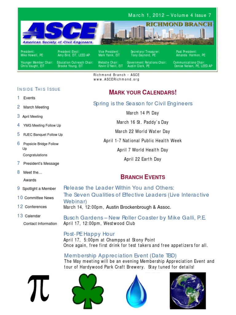 2012 March - ASCE Richmond Newsletter | PDF | United States Senate ...