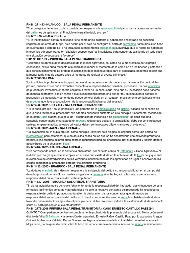 La Duda Razonable | PDF | Evidencia (ley) | Derecho penal