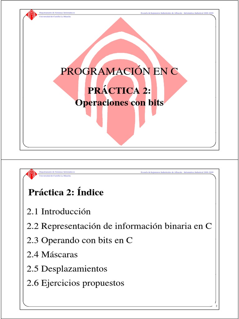 Operaciones Con Bit en C | PDF | Poco | Informática teórica
