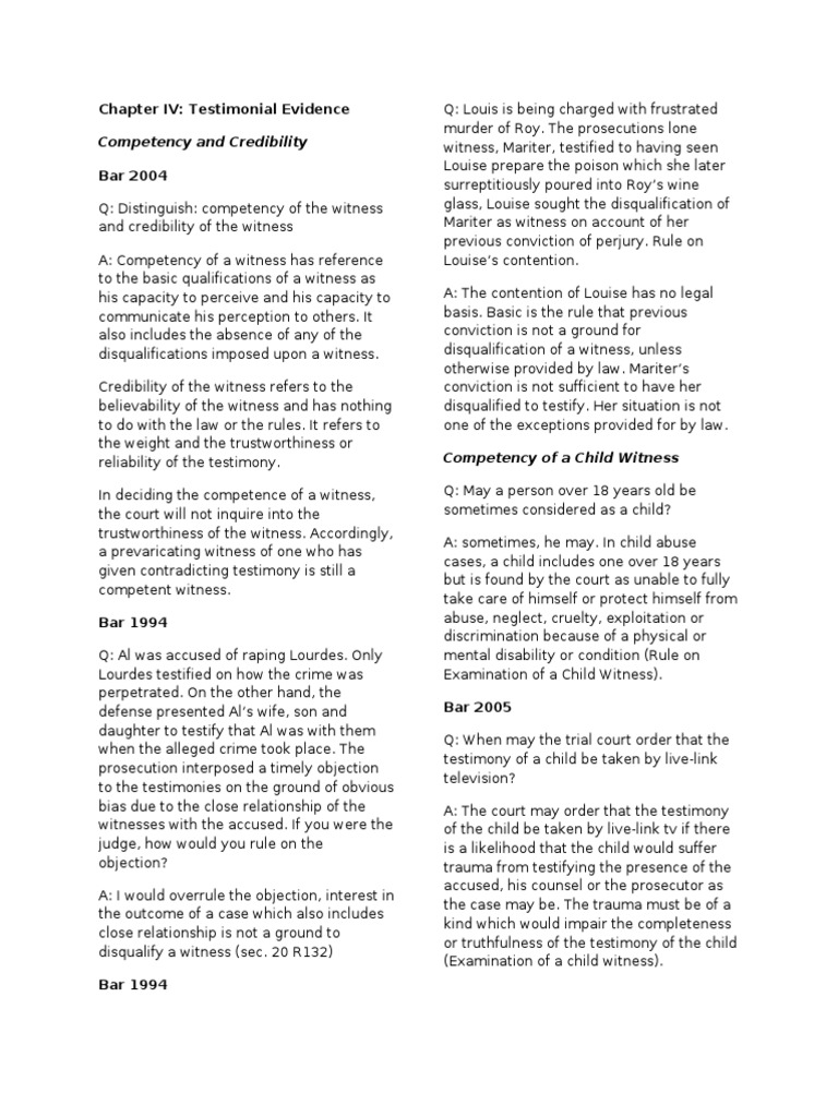 Evidence Riano | PDF | Burden Of Proof (Law) | Hearsay