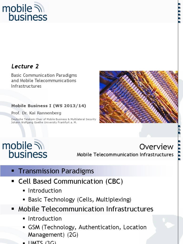 Mobile Telecommunications Overview | PDF | Lte (Telecommunication) | 4 G