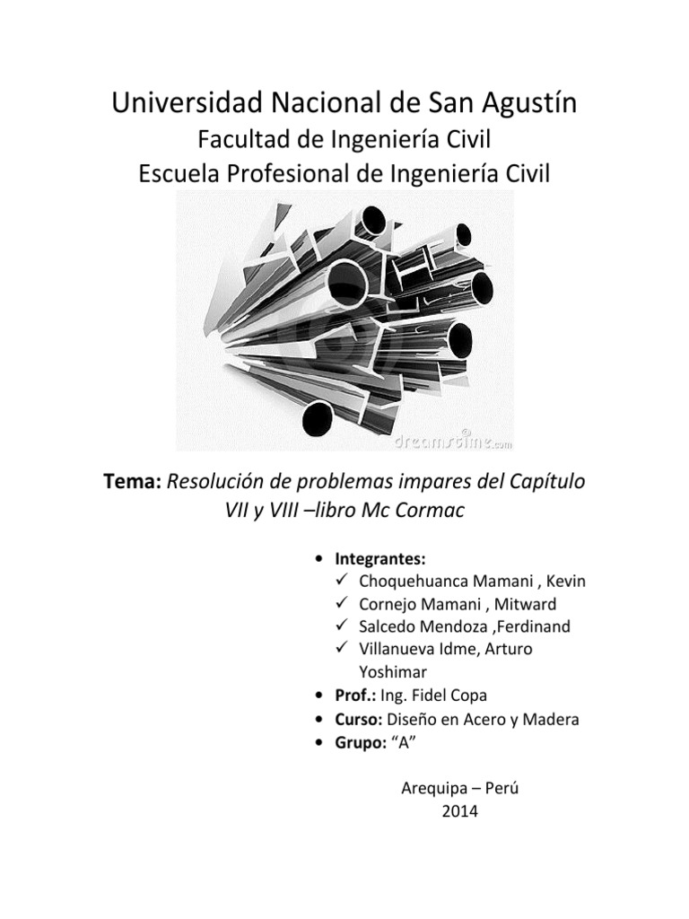 Ejercicios Impares Captitulo III MC Cormac | PDF | Tornillo | Rieles