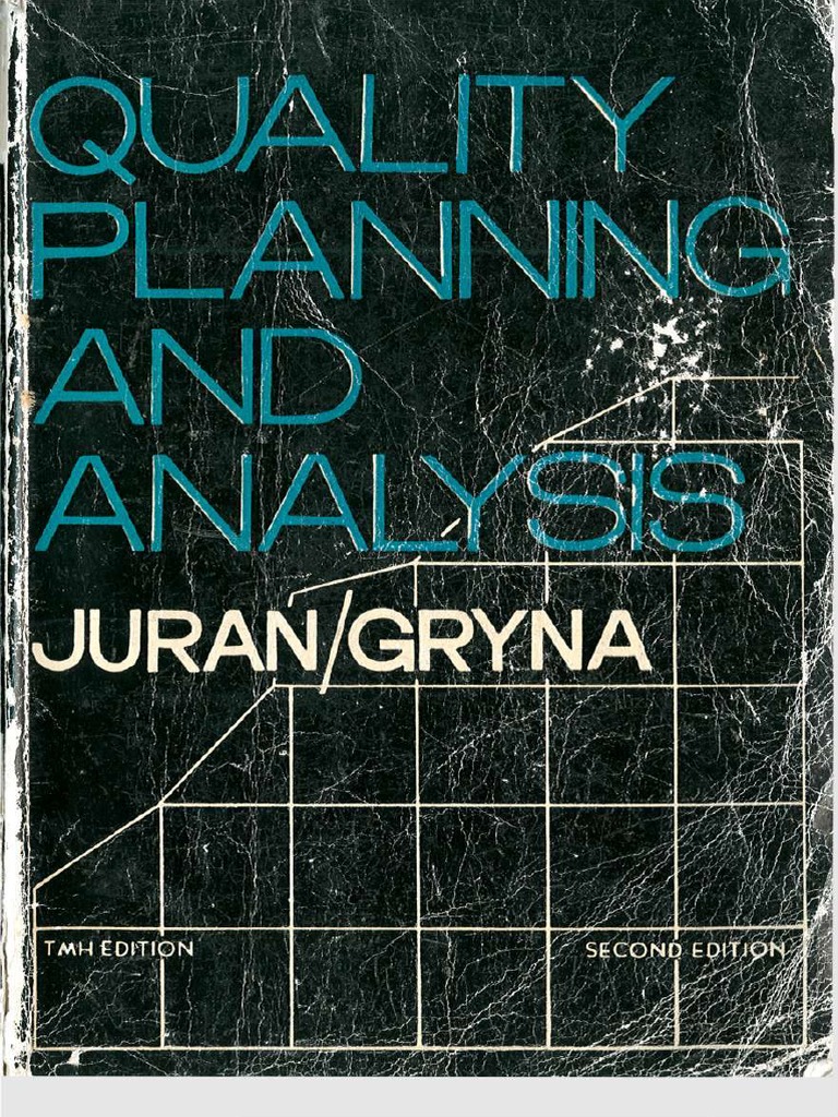 JURAN - Quality Planning and Analysis | PDF