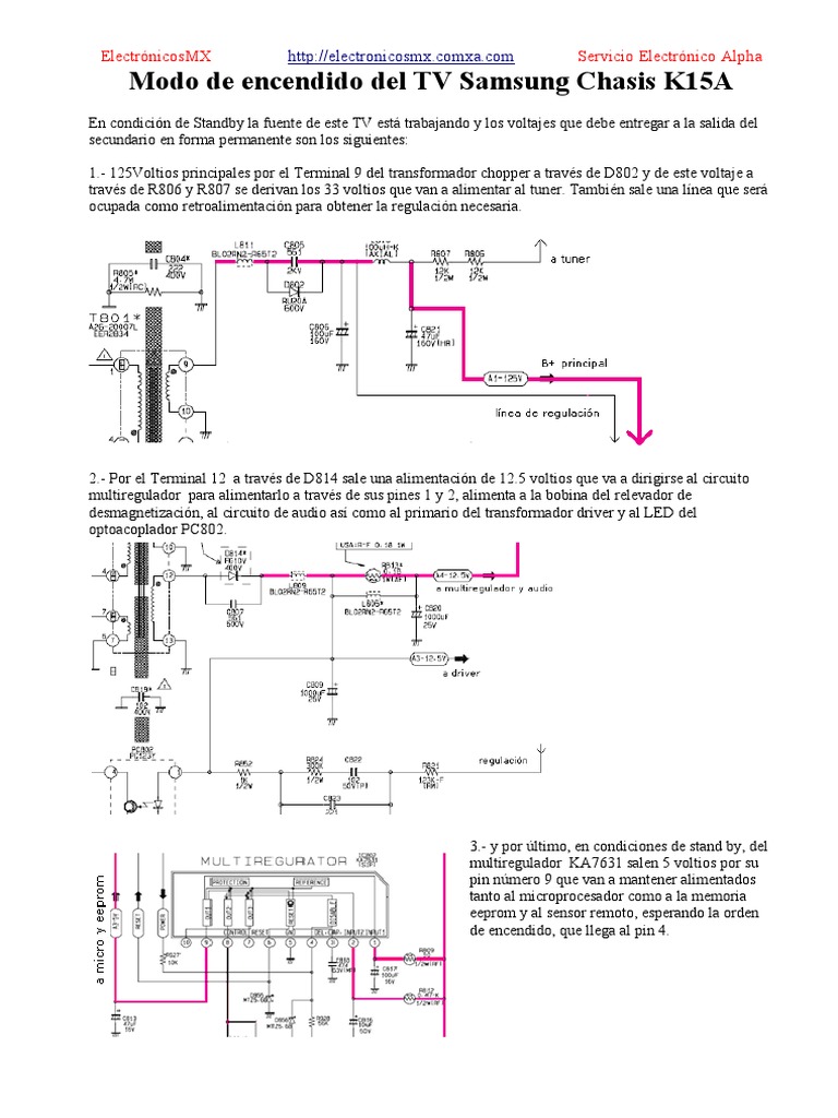 Reparacion Fuente de Poder Samsung k15 | PDF