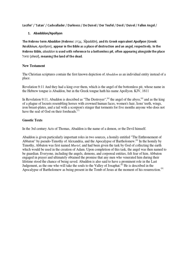 Lucifer | PDF | Demons | Mythology