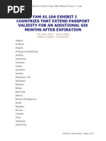 Six-Month Club Passport Exemptions 2023 | PDF | Passport | Nationality Law