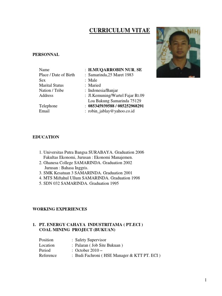 Robin CV | PDF | First Aid | Safety