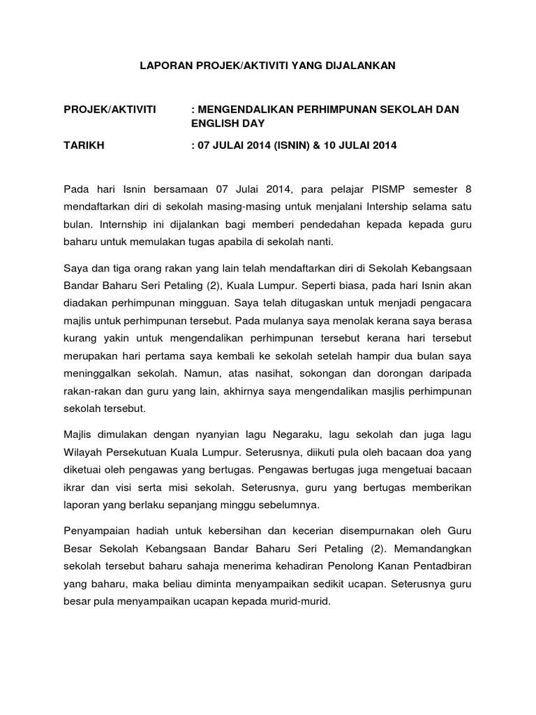 Laporan Projek | PDF