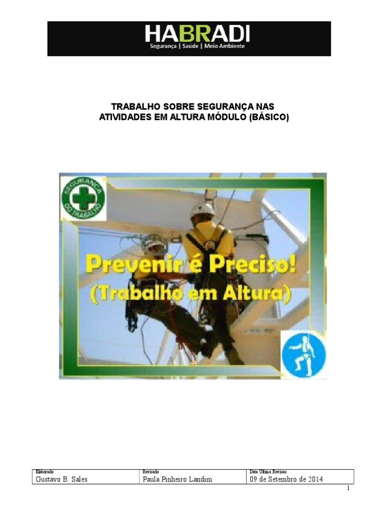 Plano de Resgate em Altura | PDF | Natureza