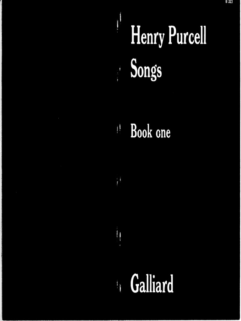 Purcell Songs Pdf