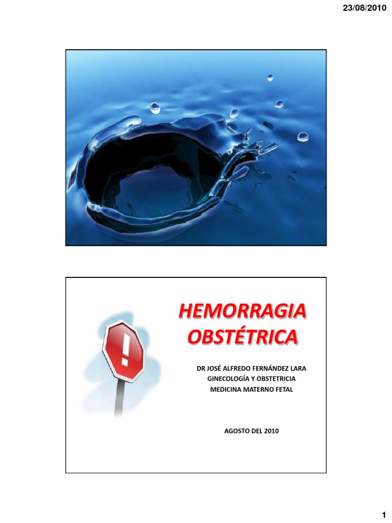 Hemorragia Embarazo ENARM | PDF
