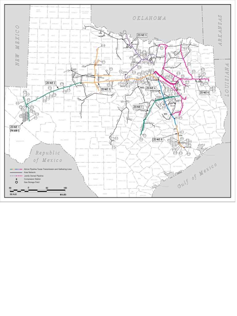 Atmos Pipeline System Map 2006 | PDF | Chemical Process Engineering | Gases