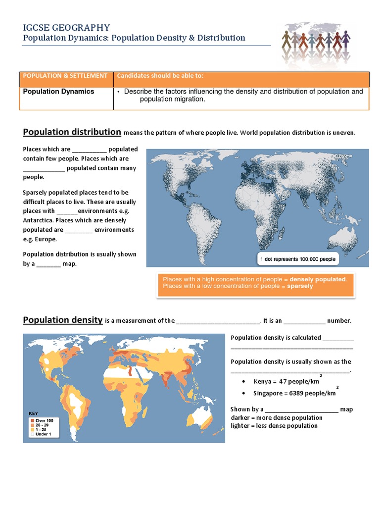 Population Distribution Density | PDF | Rain | Soil