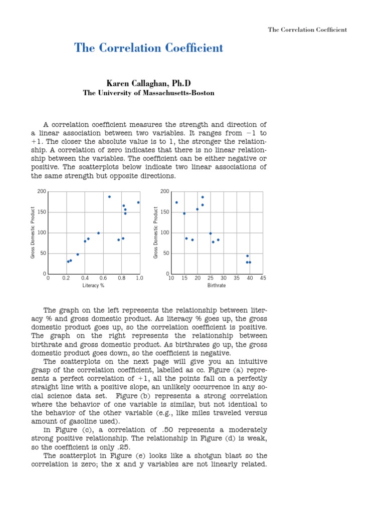 Problem Solving Corelationcoeff | PDF | Sat | Correlation And Dependence