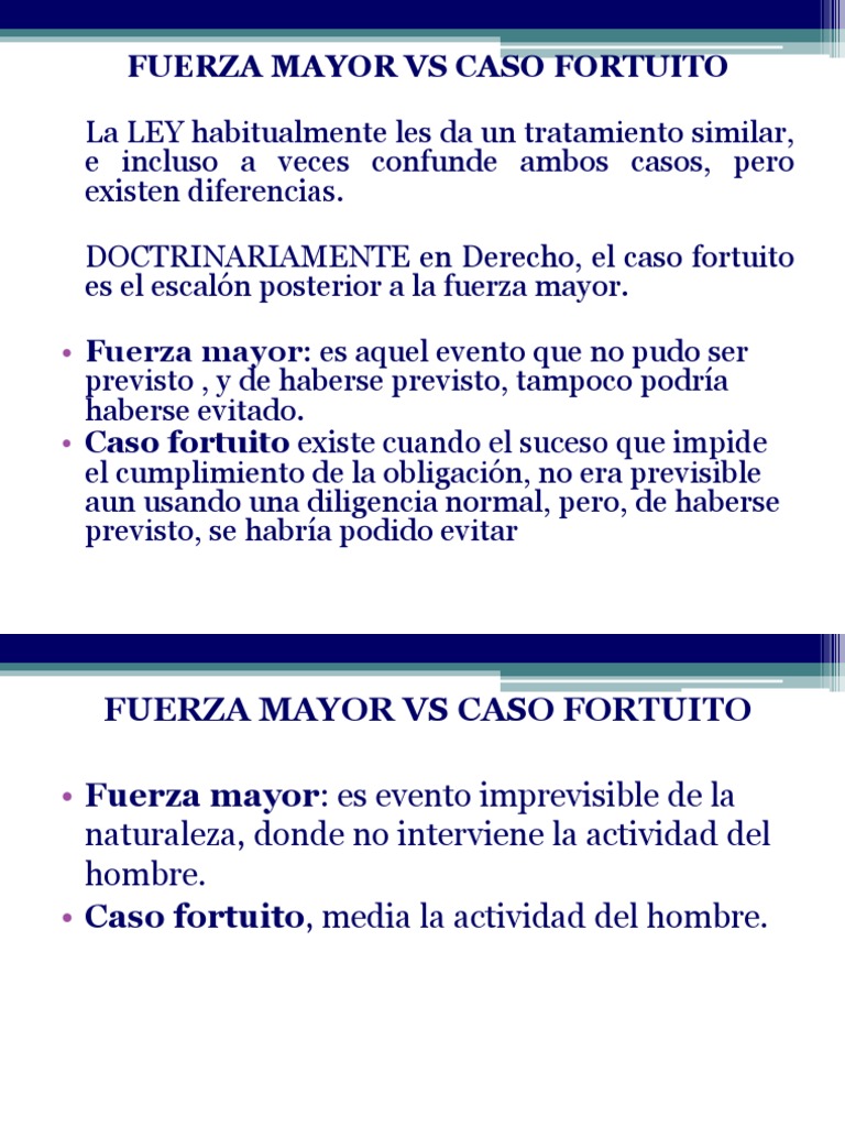 Caso Fortuito | PDF | Conceptos legales | Gobierno