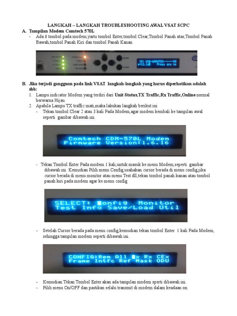 User Guide MOdem Comtech | PDF | Pengelolaan Keuangan & Uang | Teknologi & Rekayasa