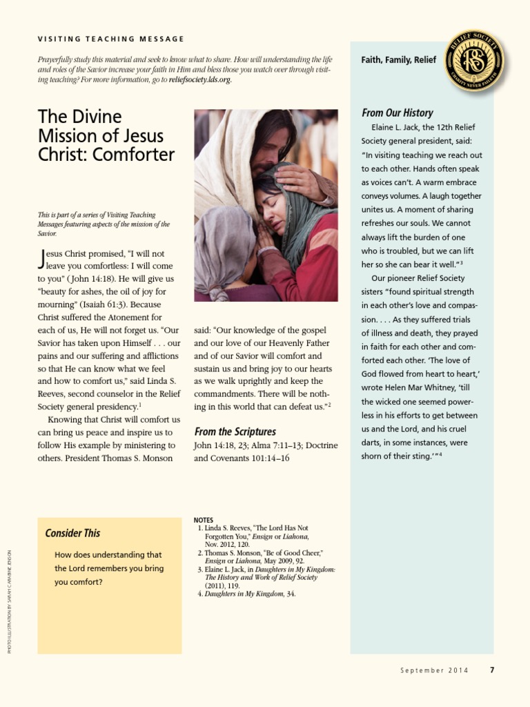 The Divine Mission of Jesus Christ Comforter Eng | PDF | Religious ...