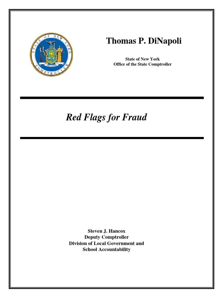 Red Flags Fraud | PDF | Fraud | Audit