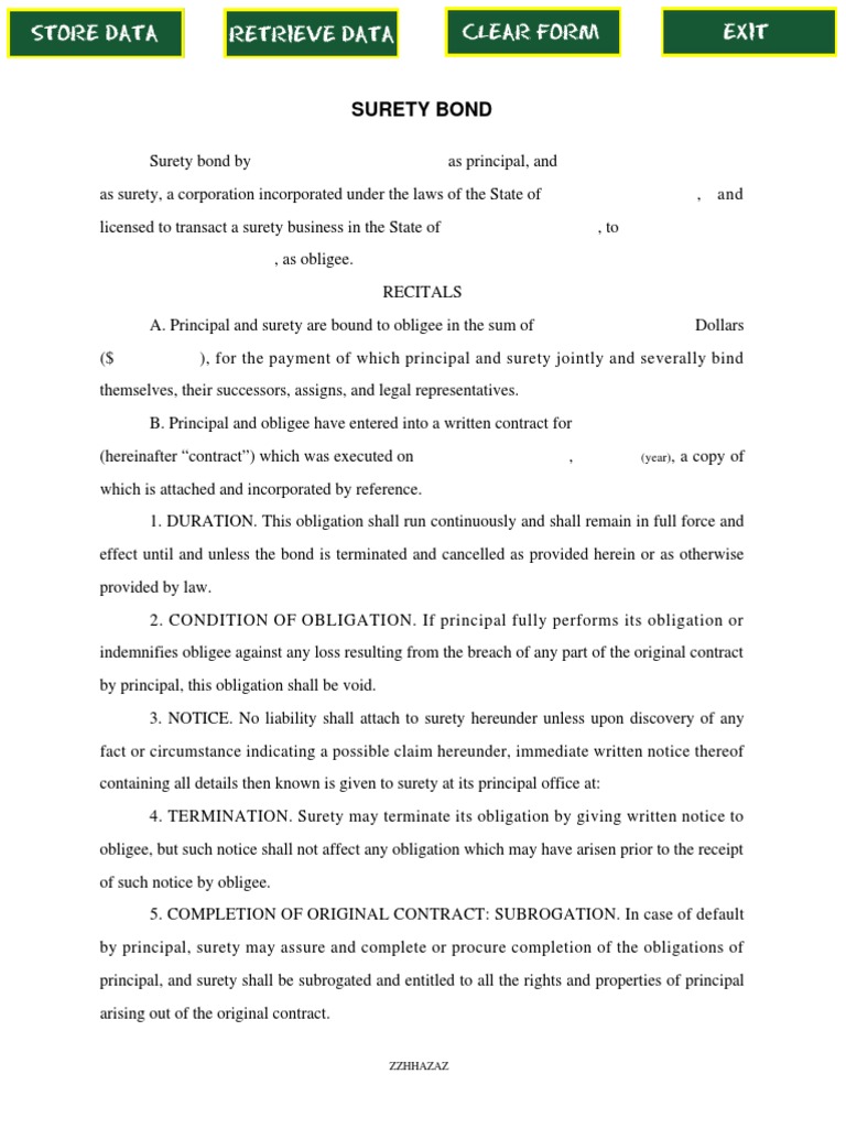 S114 PDF | PDF | Surety Bond | Subrogation