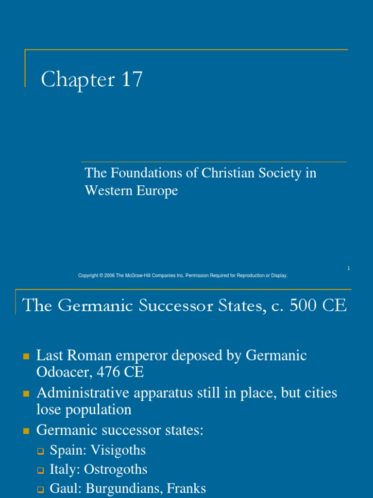The Foundations of Christian Society in Western Europe | PDF | Franks ...