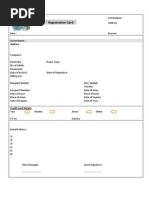 Form C: Hotel Arrival Report for Foreigners | PDF