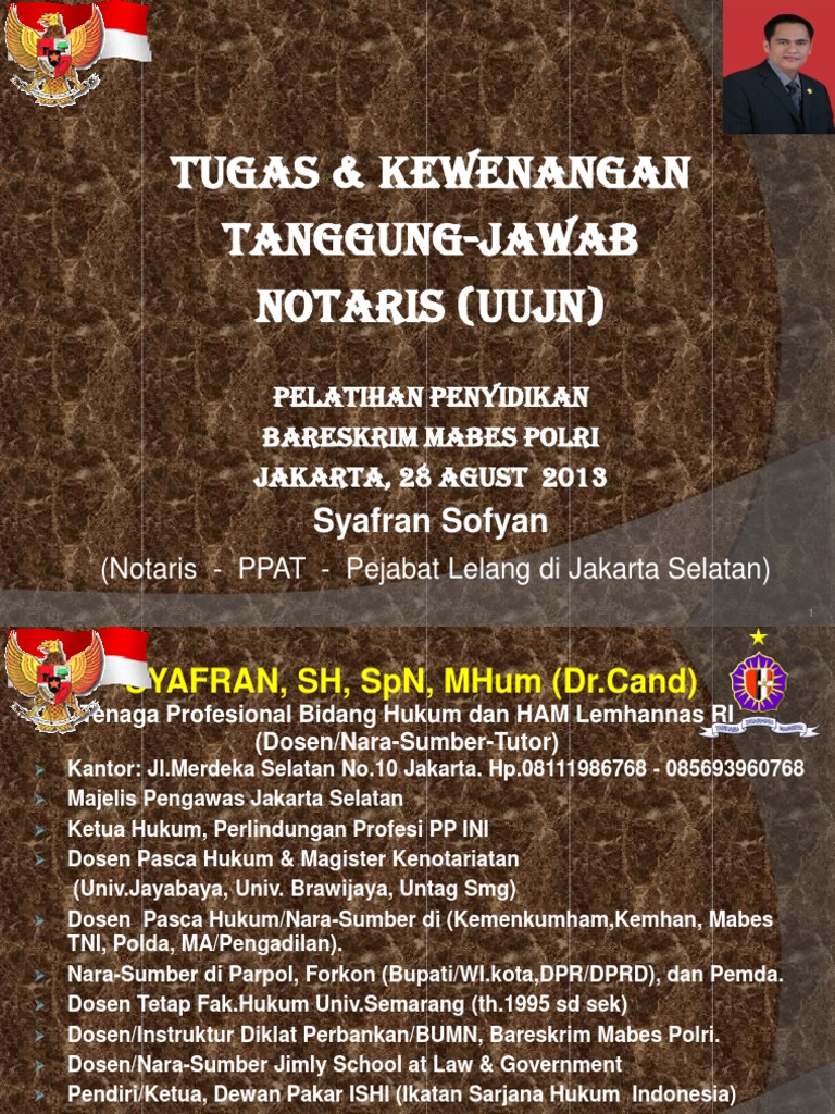 Materi Notaris | PDF | Hukum