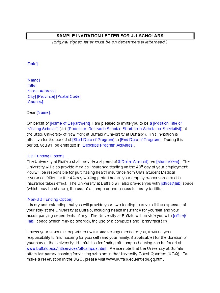 Invitation Letter Sample Medical