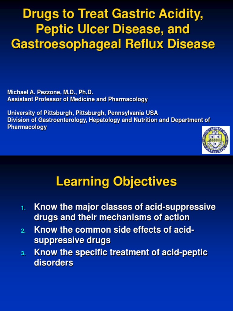 Drugs For Stomach Diseases | PDF | Gastroesophageal Reflux Disease ...