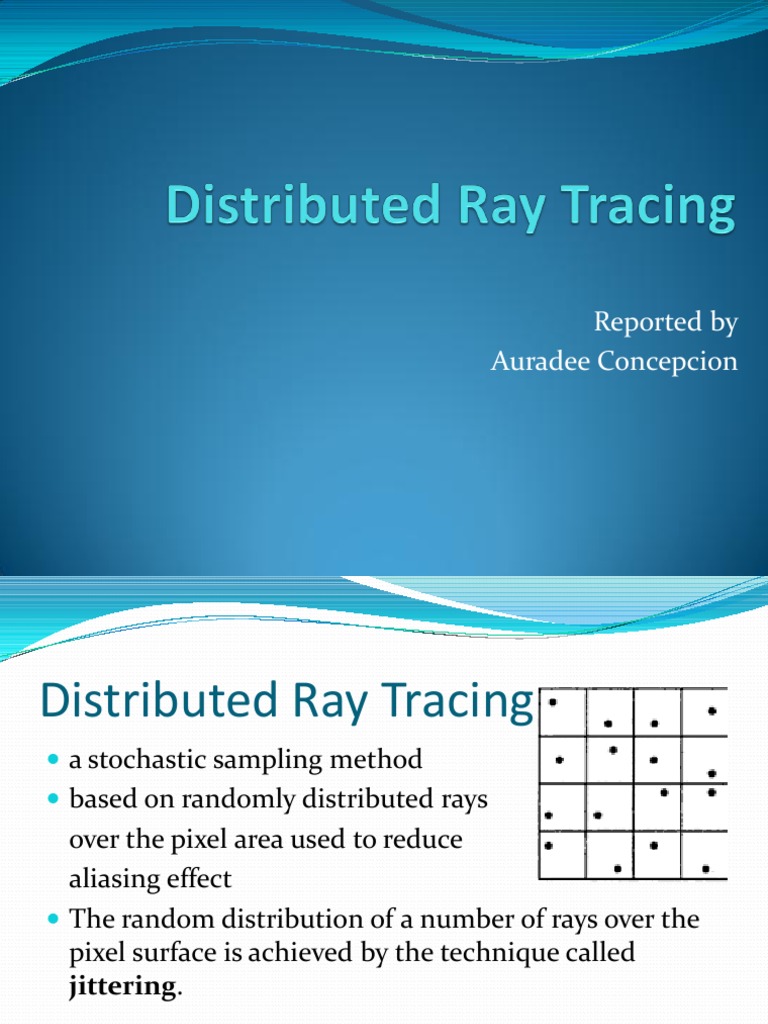 Distributed Ray Tracing | PDF | Lens (Optics) | Electrodynamics