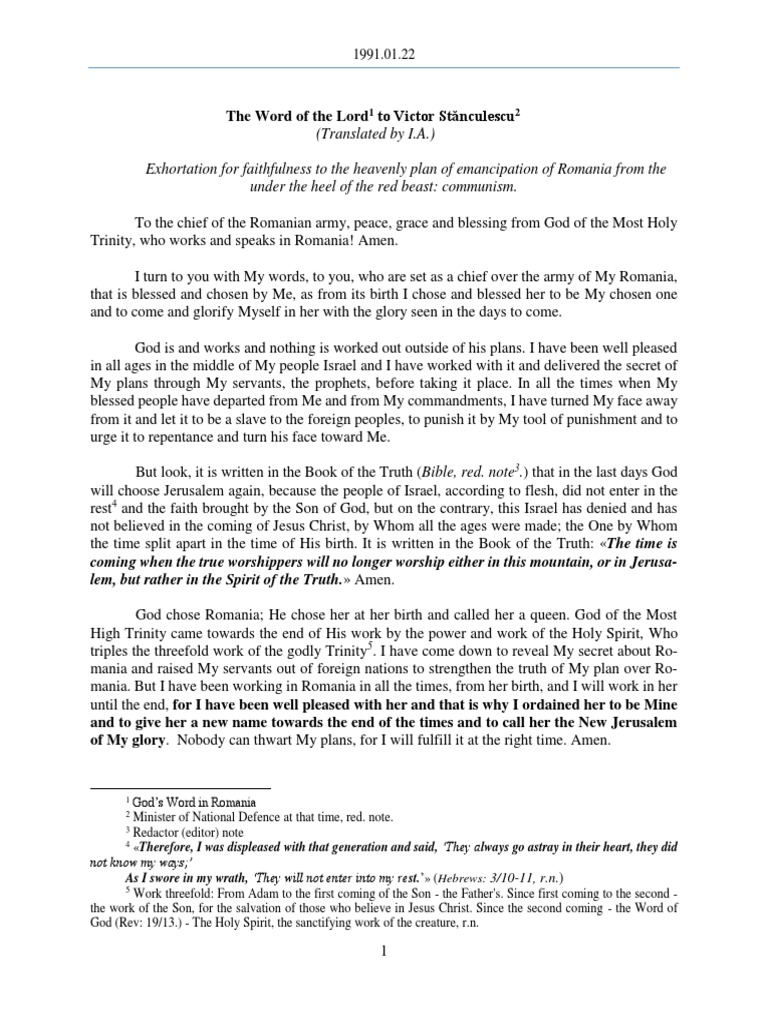 (Translated by I.A.) Exhortation For Faithfulness To The Heavenly Plan ...