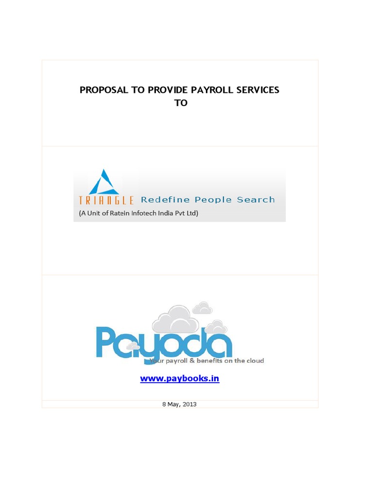 TriangleGlobal - Paybooks Payroll Proposal | PDF | Payroll | Fee
