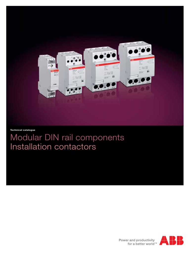 Installation Contactors ABB ESB 20-20 | PDF