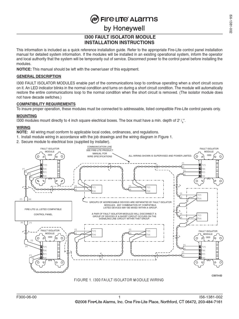I56-1381-002 I300 Fault Isolator Module | Electrical Wiring ...