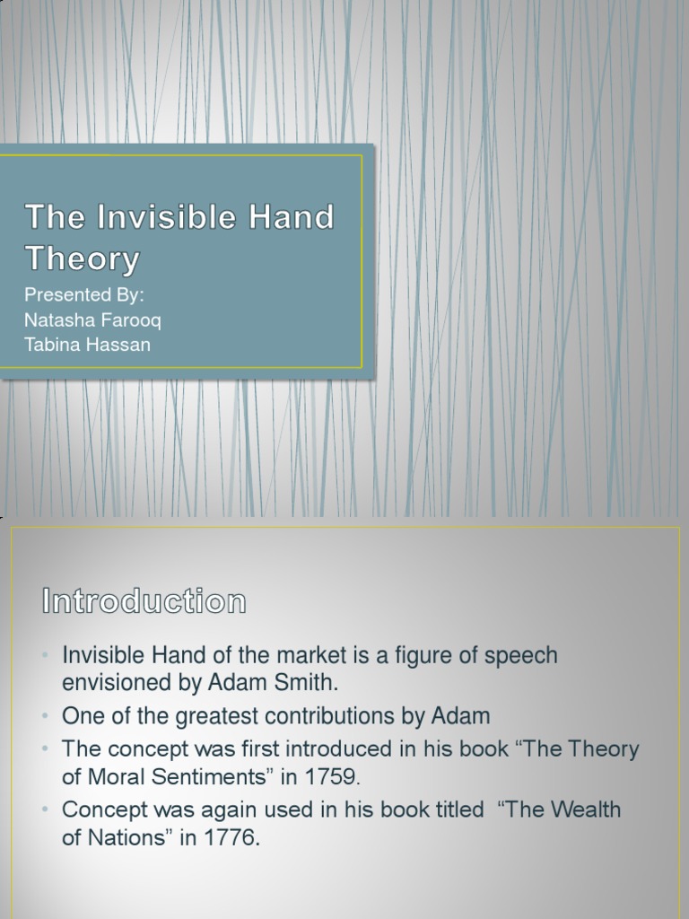 Adam Smith Invisible Hand