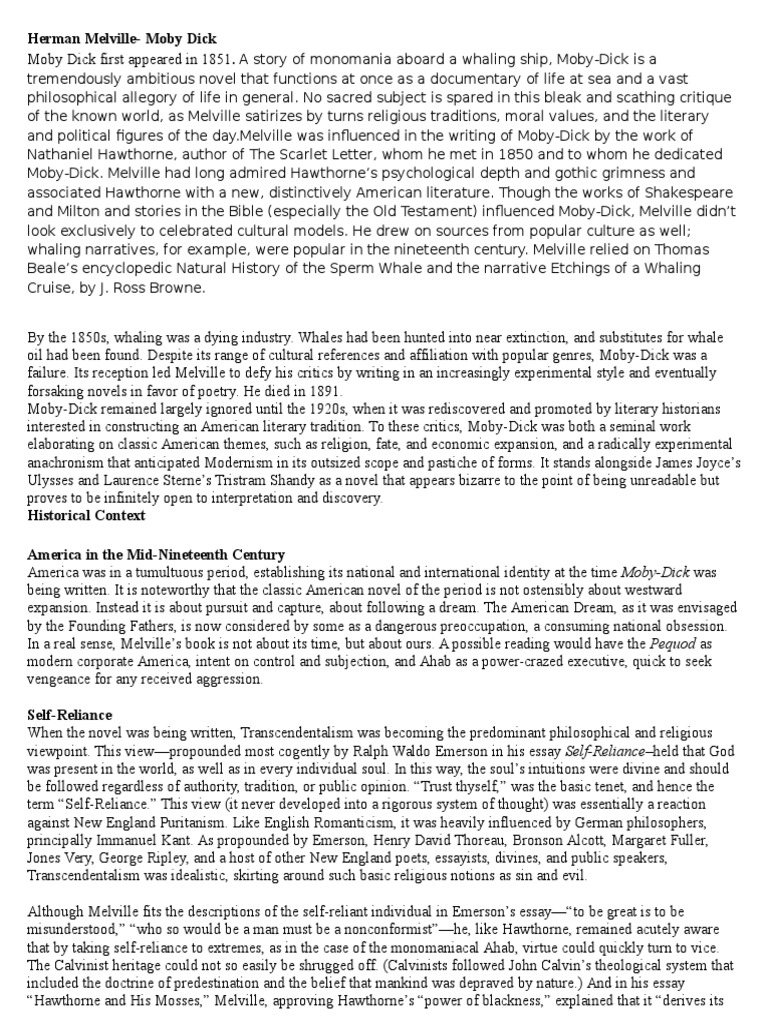 Herman Melville | PDF | Herman Melville | Moby Dick