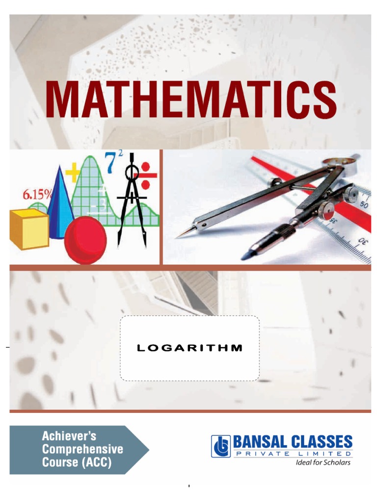 Acc Sample Maths | PDF | Logarithm | Exponentiation