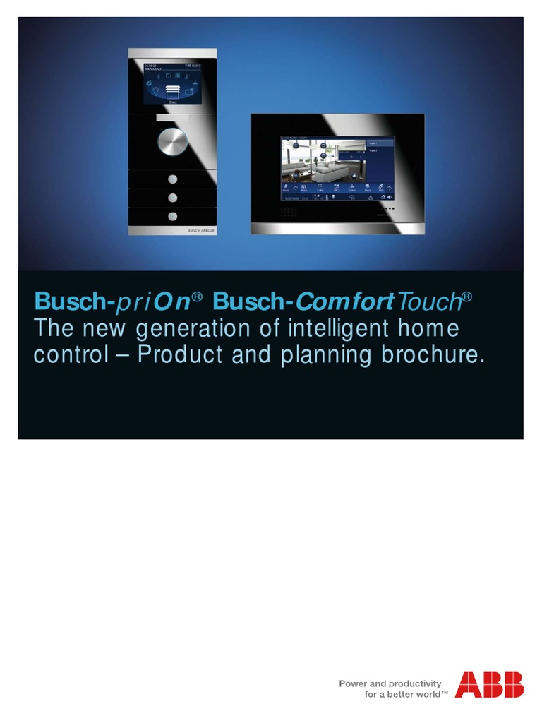 Busch-Prion: The New Generation of Intelligent Home Control - Product ...