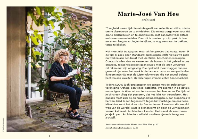 Interview Marie José Van Hee | PDF