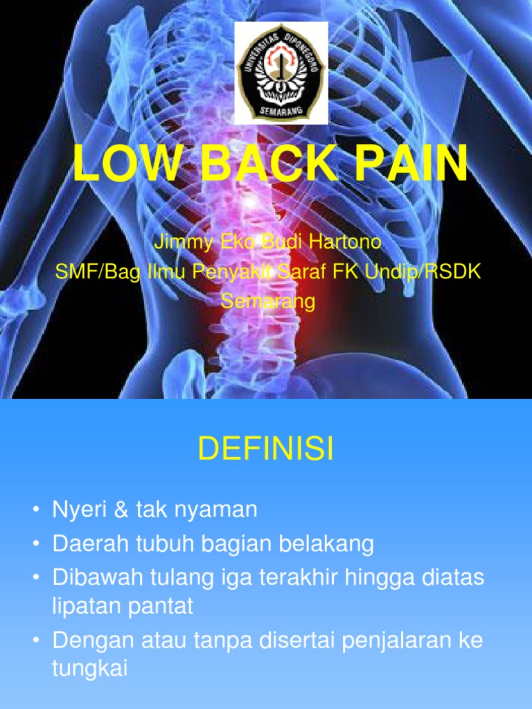 Low Back Pain | PDF