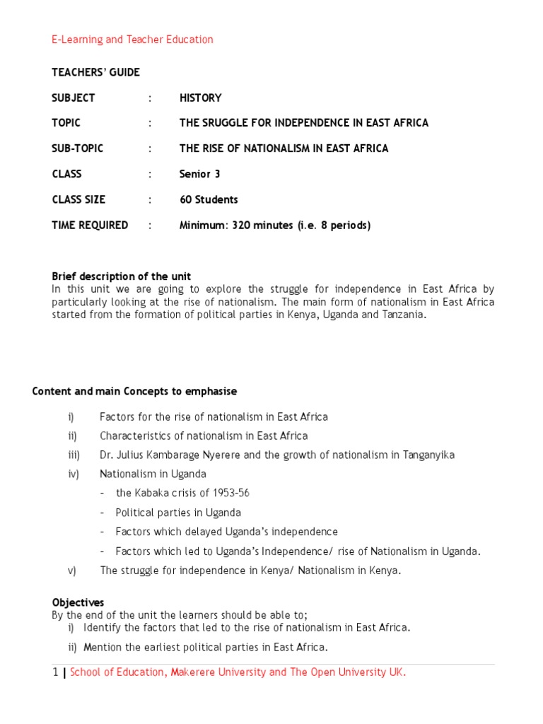 Nationalism Complete Unit | PDF | Colonialism | Nationalism