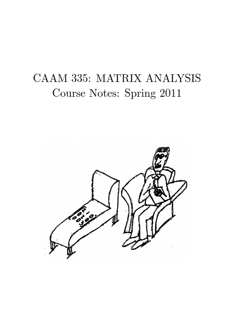 Matrix Analysis Pdf Linear Subspace Matrix Mathematics
