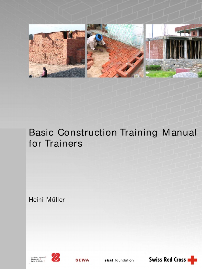 Basic Construction Training Manual Swiss Red Cross Skat Foundation ...