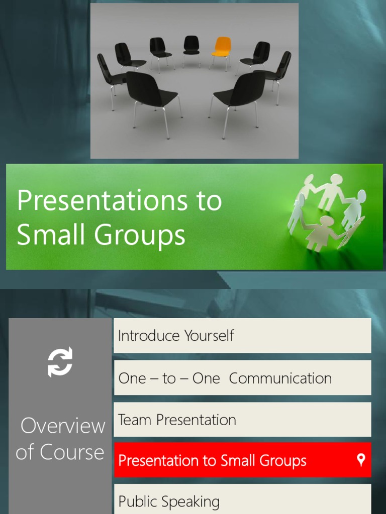 Presentations To Small Groups | PDF | Semiotics | Cognitive Science